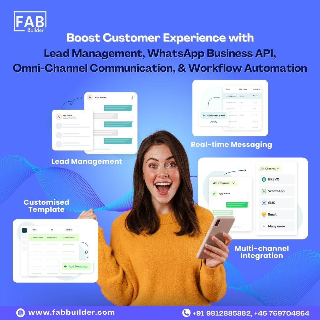 FAB Builder CRM – Automate Customer Engagement Across Channels